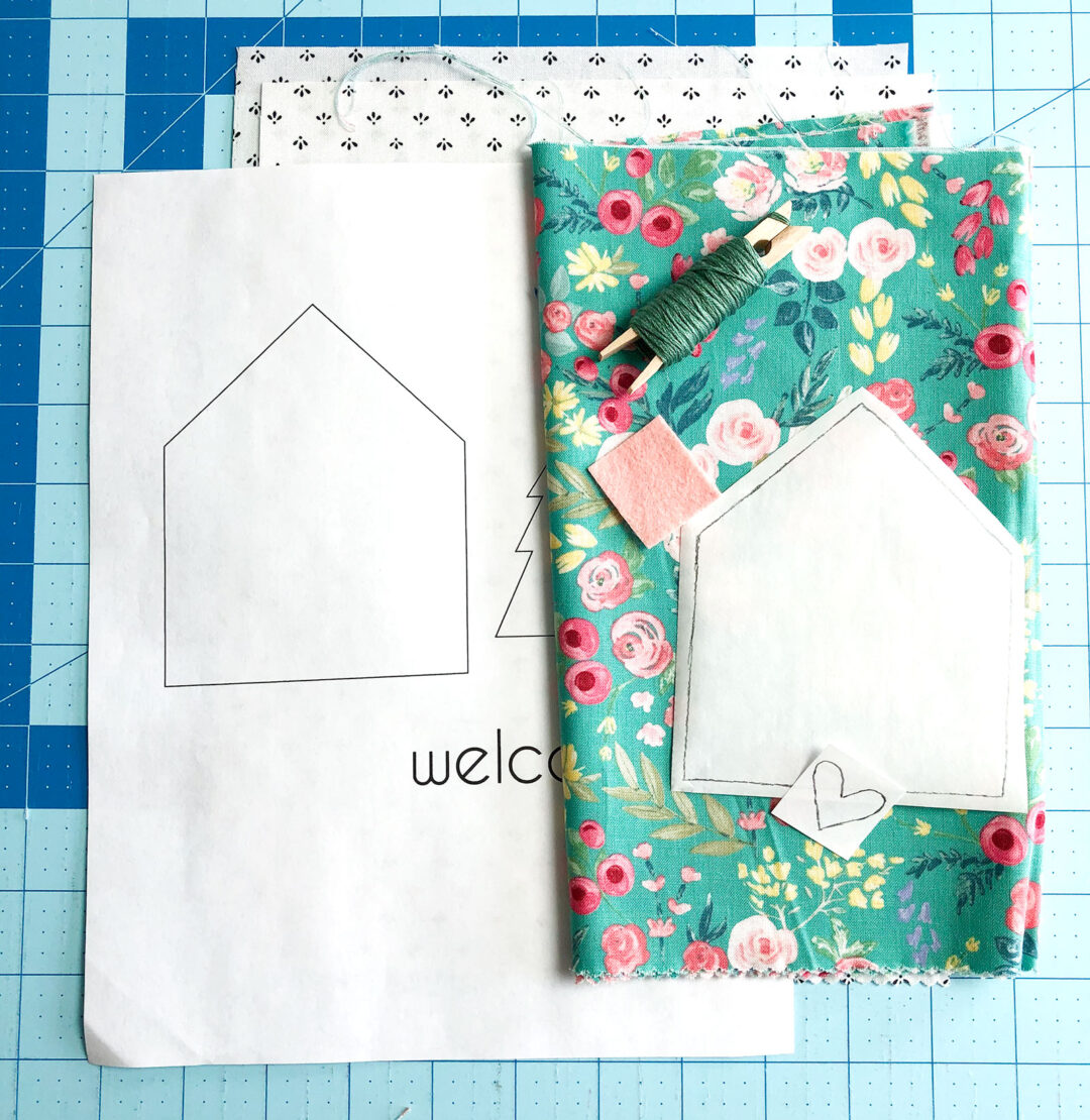 Welcome Wall Banner DIY - Ameroonie Designs free pattern