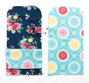 Mini Wallet Tutorial with three closure options - Ameroonie Designs