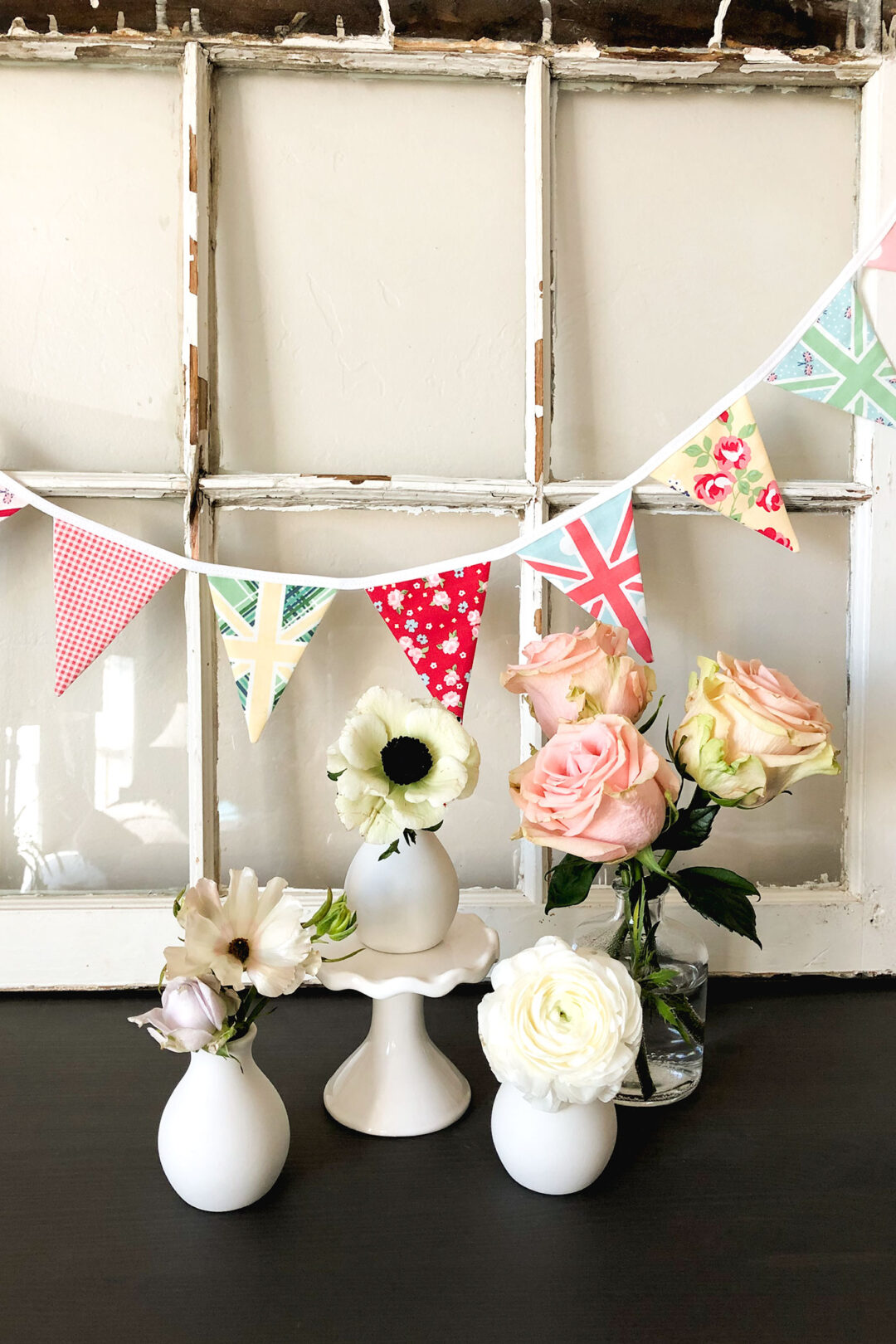 Two ways to sew a beautiful and simple fabric bunting - Ameroonie Designs