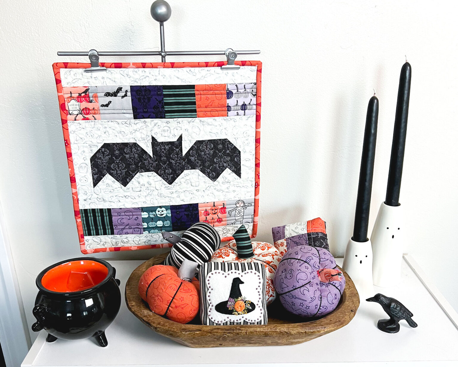 Sew a mini pillow for terrific tiered tray decor - Ameroonie Designs
