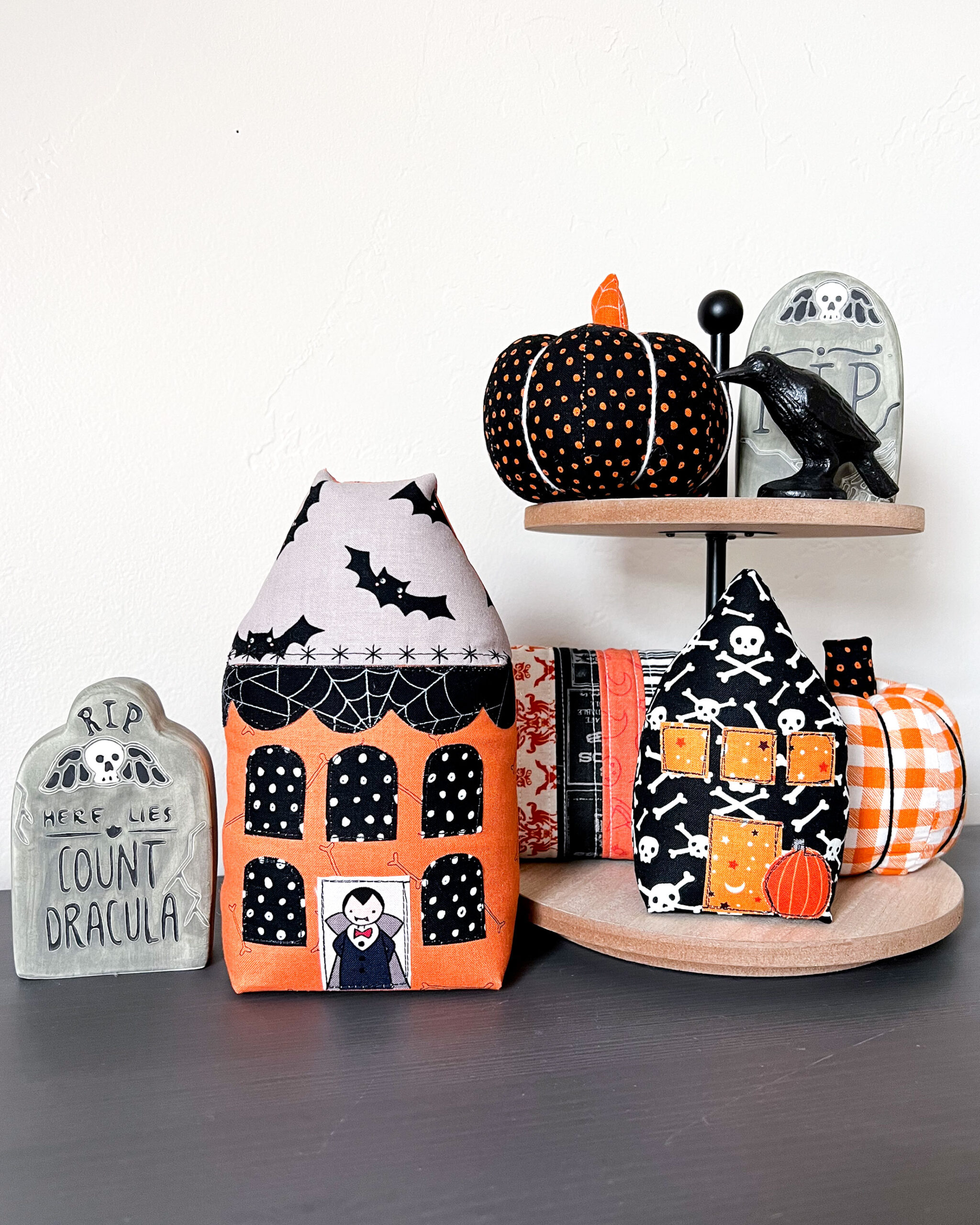 How to Sew a Happy Haunted Halloween Village - Ameroonie Designs