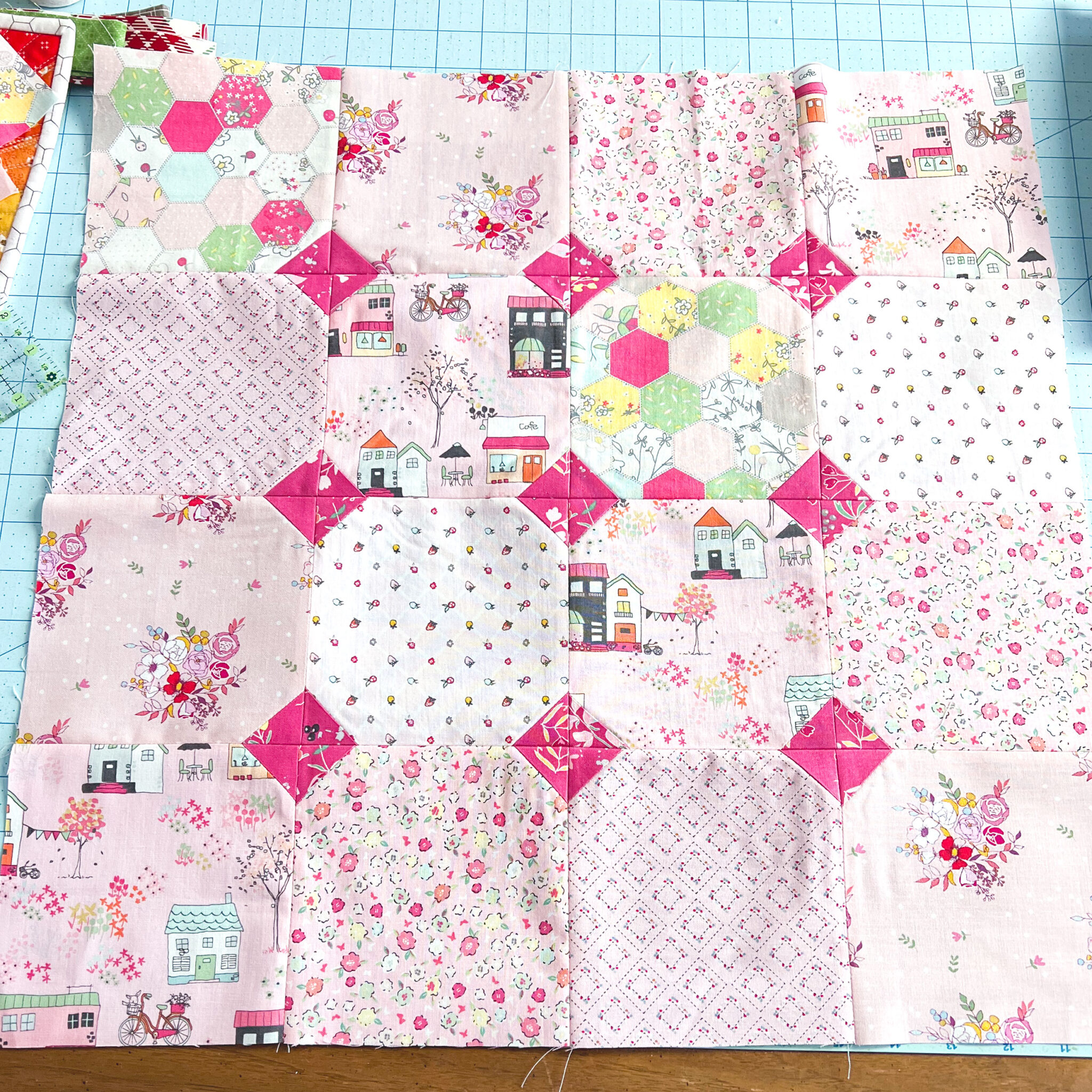 How to sew a pretty patchwork pillow with pizzazz - Ameroonie Designs