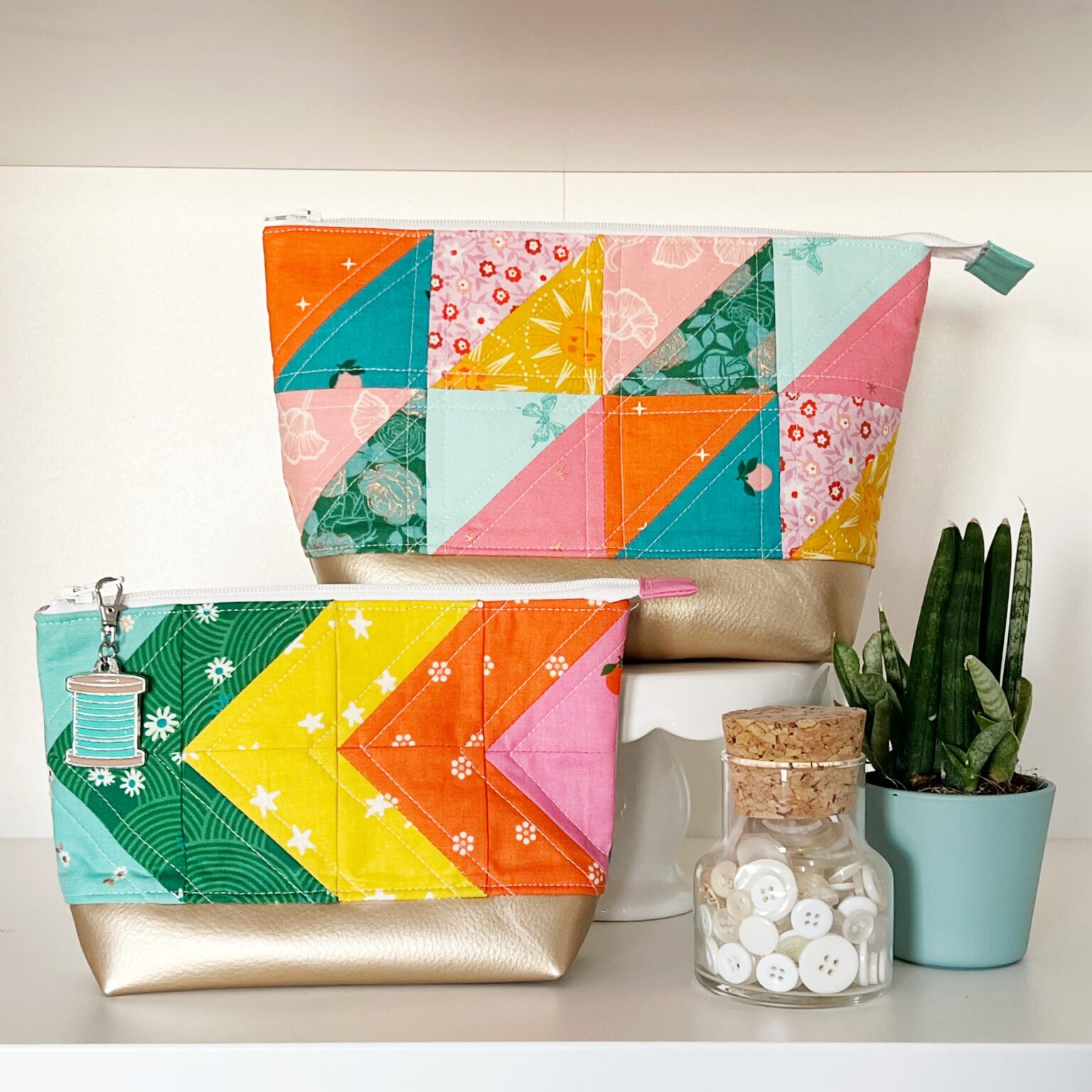 The BEST interfacing to use for sewing gorgeous zipper pouches - Ameroonie Designs